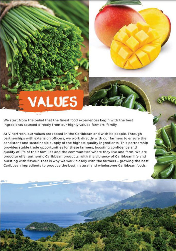 Vincy Fresh | Vincy Fresh Products