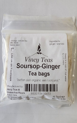 VINCY TEA SOURSOP GINGER | Vincy Fresh Products